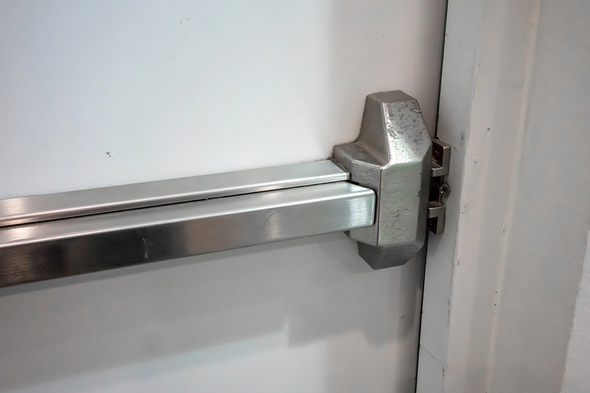 Electrified Panic Bar Motor Replacement by Locksmith Monkey - Locksmith ...